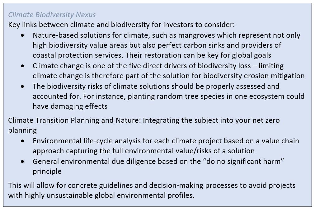 Busting myths for investors tackling biodiversity and deforestation ...